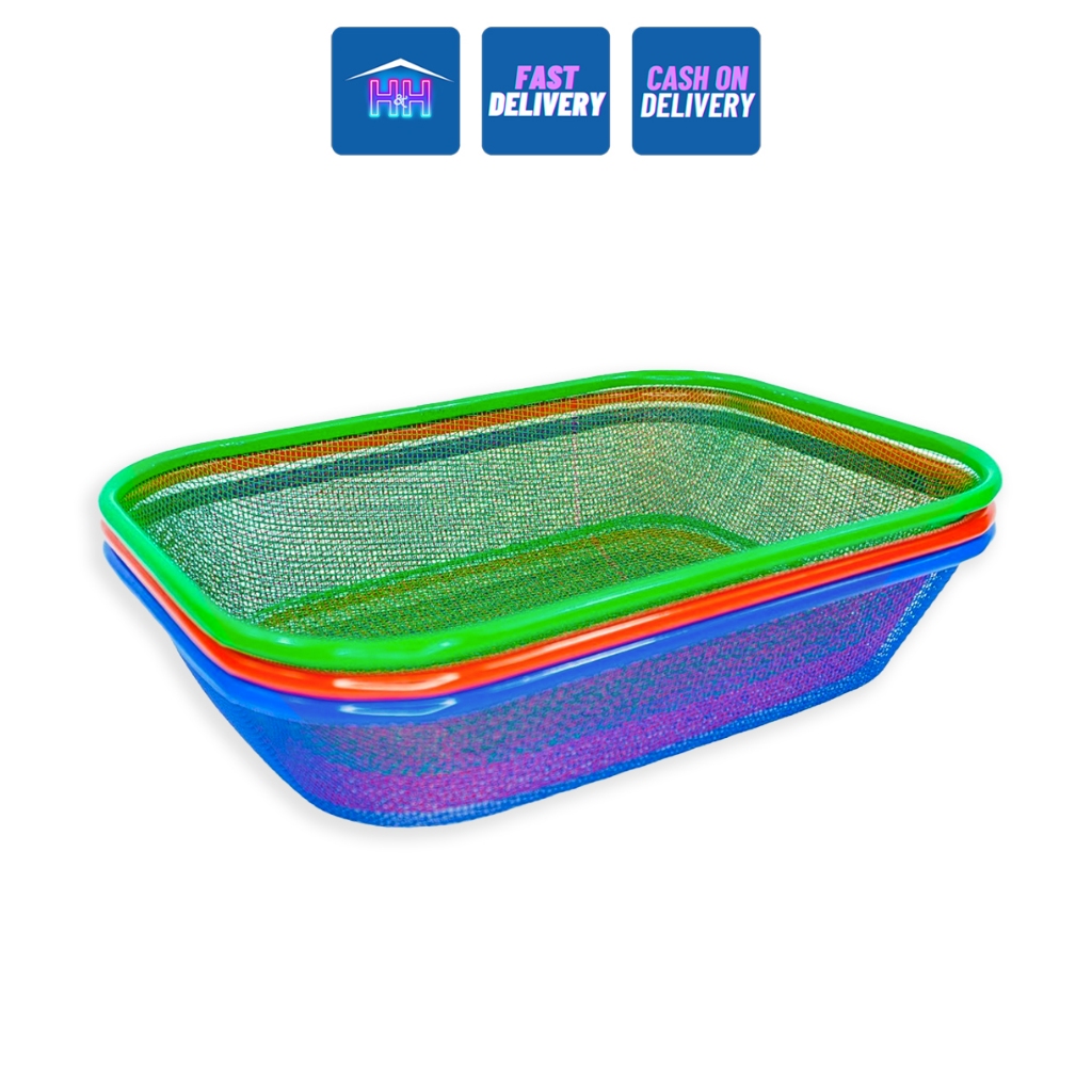 H&H Strainer Rectangular - Stainless Steel Colander Drainer Basket ...