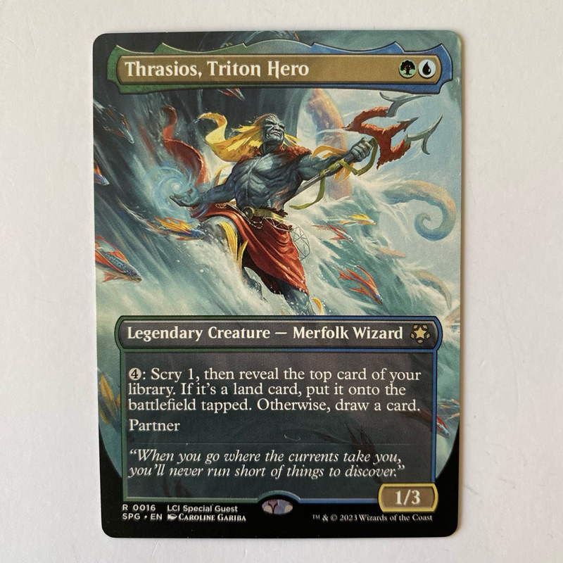 MTG Proxy Playtest Card - Thrasios, Triton Hero (SPG) | Shopee Philippines