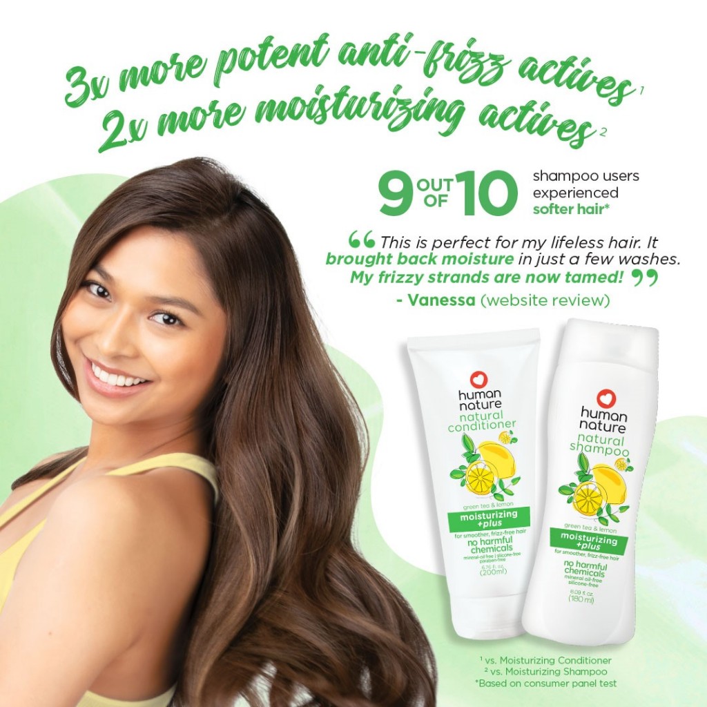 Human Nature Moisturizing Plus Conditioner Green Tea Fight Frizzy Hair ...