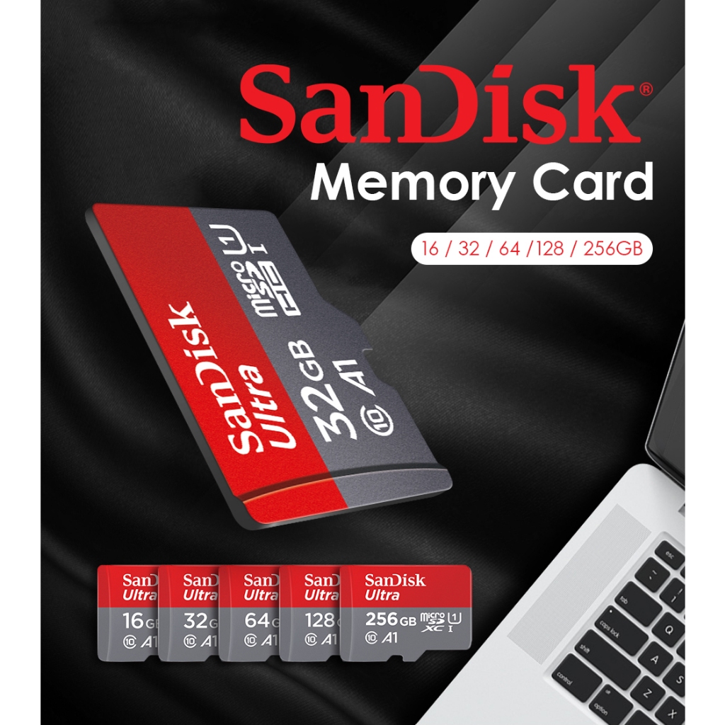 SanDisk Ultra Micro SDXC A1 Series UHS-I Class 10 up to 120MB/s 128GB ...