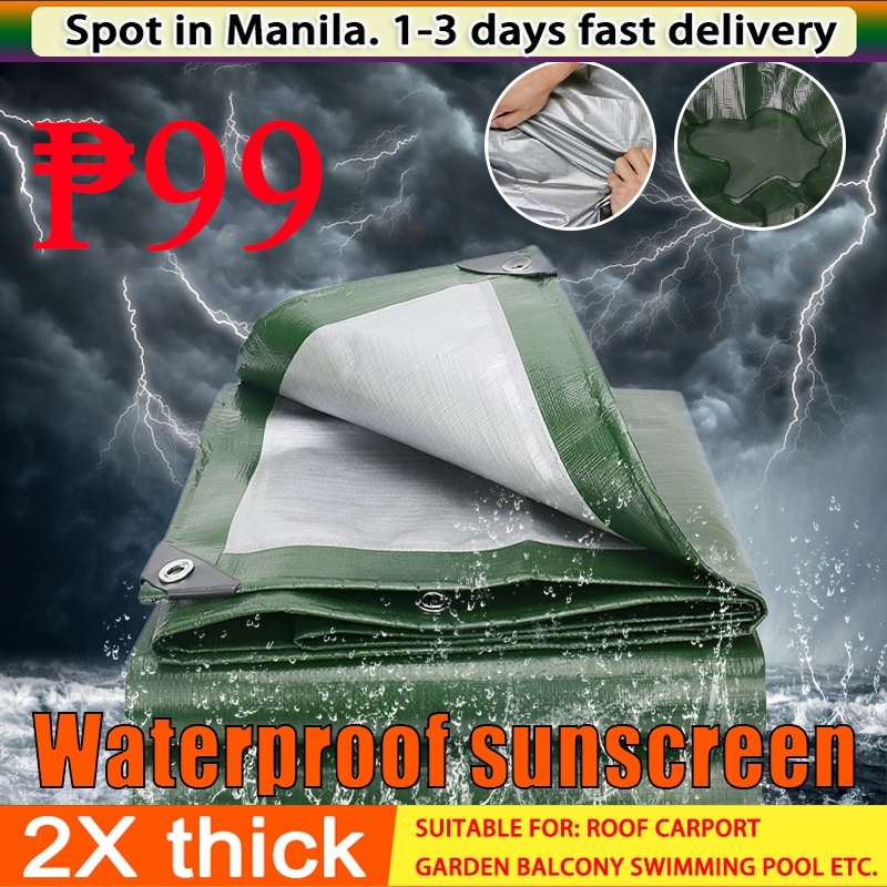 PE Trapal Waterproof Tarpaulin Roof Rain Proof High Quality Canvas ...