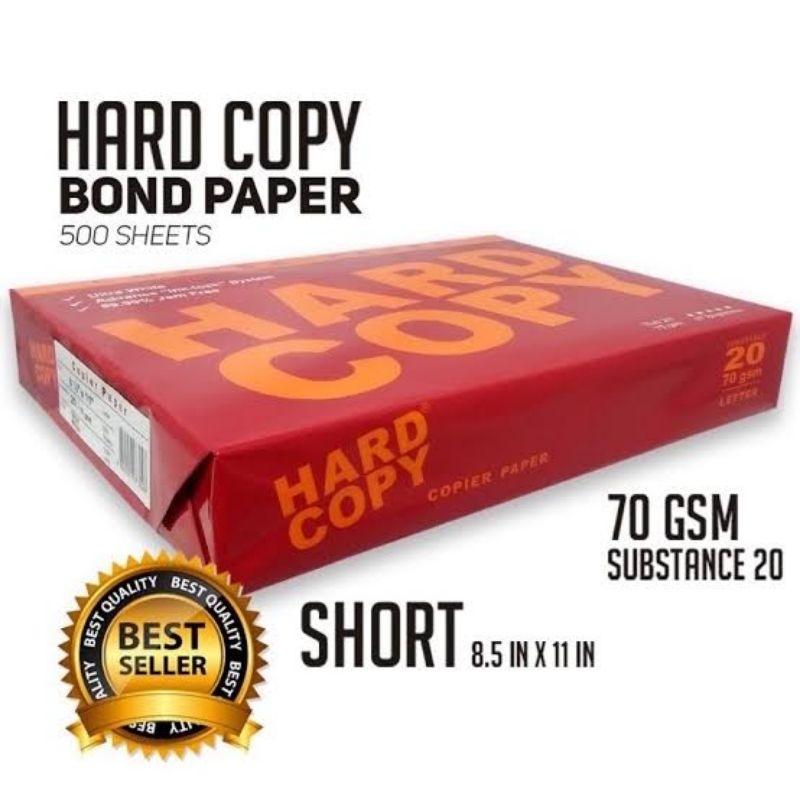 Hard copy Short , Long, A4 size Bondpaper , Office and school supplies ...