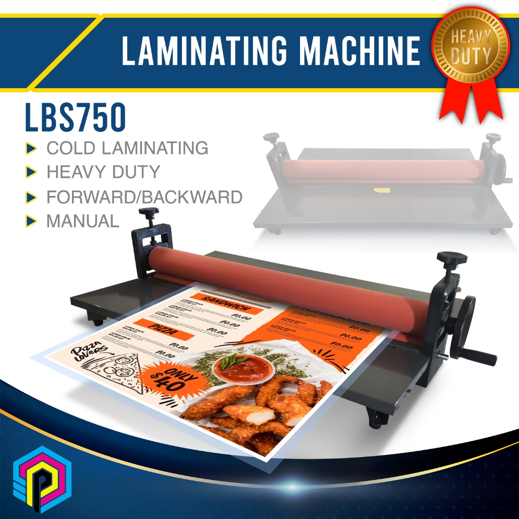Laminating Machine Lbs750 Cold Lamination Heavy Duty Laminator Manual