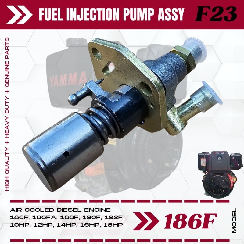 Fuel Injection Pump Assy 186F, 186FA 188F, 190F, 192F, 10HP, 12HP, 14HP ...