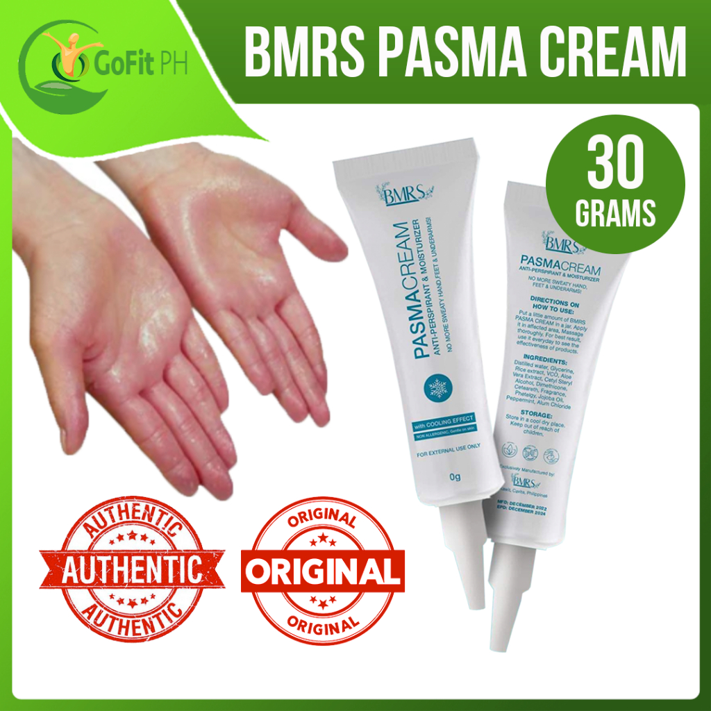 BMRS Pasma Cream 30g Pasma Dry Solution PasmaCure Anti-Perspirant ...