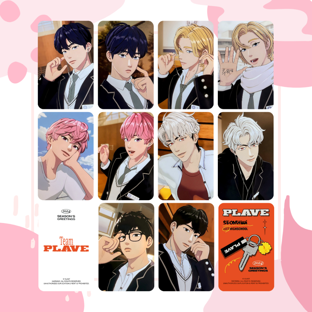 [PER PIECE/OT5 SET] PLAVE SEASON'S GREETINGS 2024 FANMADE UNOFFICIAL ...