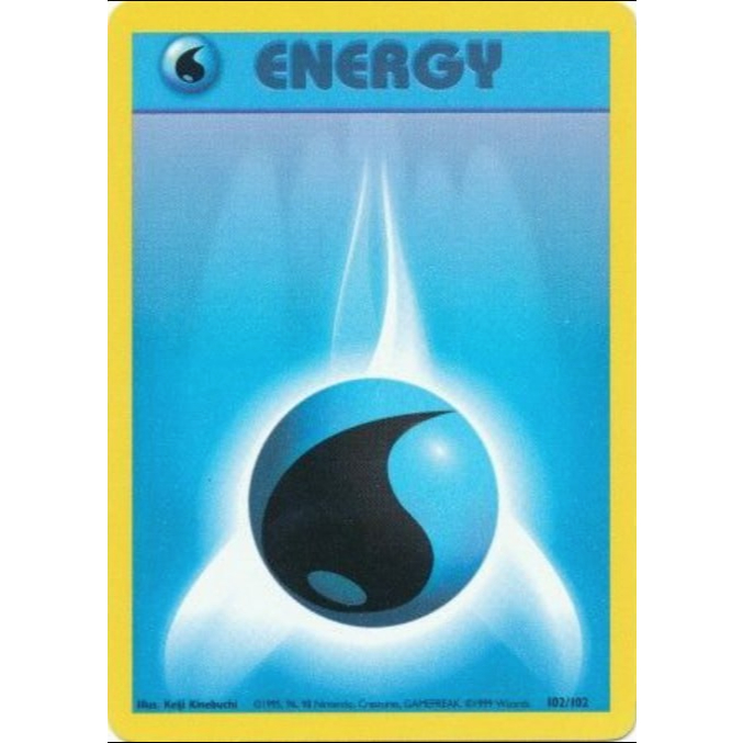 Pokemon TCG - Water Energy - Base Set - Basic Energy | Shopee Philippines