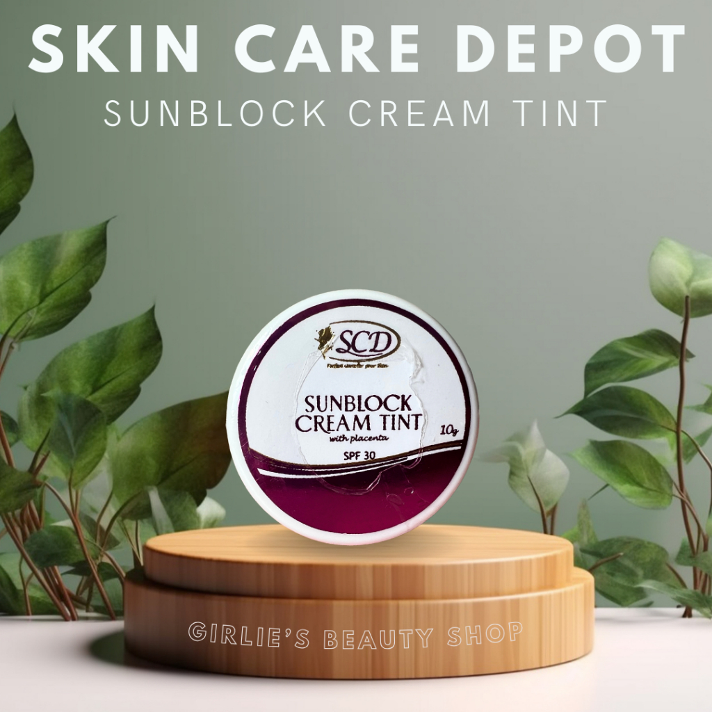 SCD Sunblock Cream Tint 10g (Small) w/ FREEBIES (Moisturizing, Matte ...