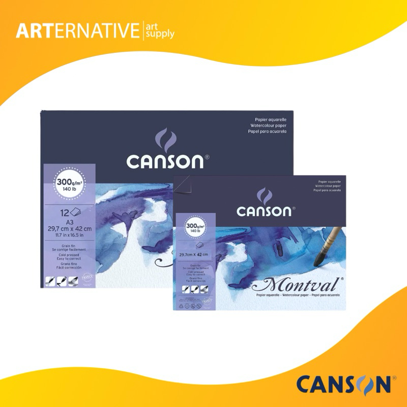 Canson Montval 300gsm Watercolor Pad and Paper | Shopee Philippines