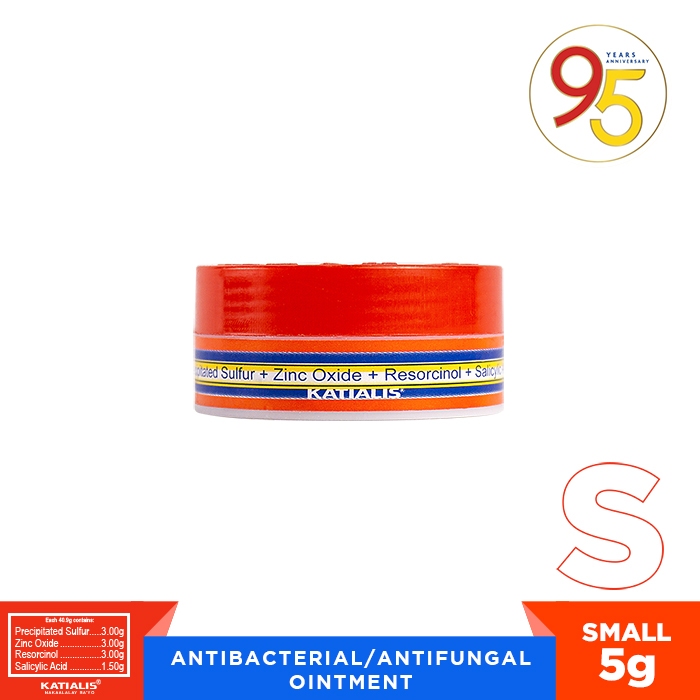 Katialis® Ointment 5g (Precipitated Sulfur/Zinc Oxide/Resorcinol ...