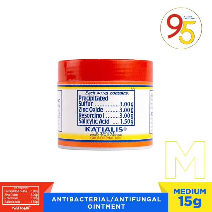 Katialis® Ointment 15g (Precipitated Sulfur/Zinc Oxide/Resorcinol ...