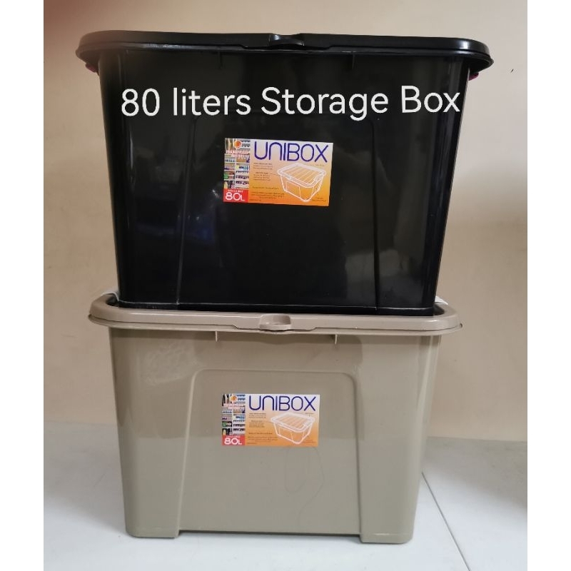 80 LITERS Uniglobal UNIBOX Storage Multipurpose Box #9832 | Shopee ...