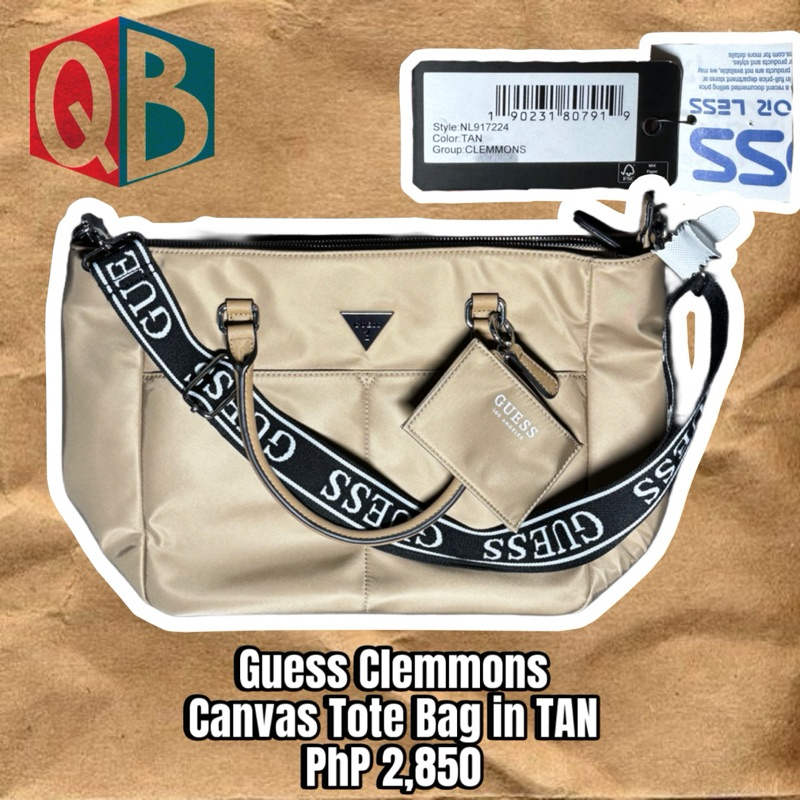Guess Clemmons Tote Bag 2-WAY (CROSSBODY/SHOULDER BAG) | Shopee Philippines