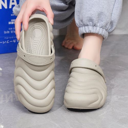 CLOSS.PH Women's Clog Waves Design Thick-soled Casual Slipper For Men ...