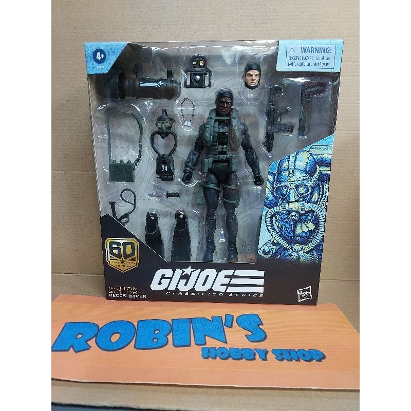 GI Joe Classified Recon Diver soldiers army builder sealed | Shopee ...