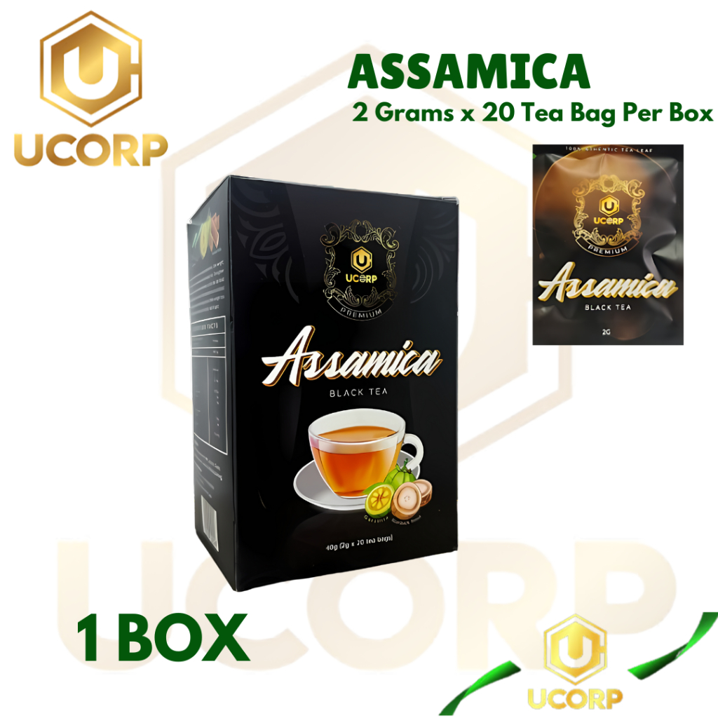 ASSAMICA Black Tea-UCORP (1 Box) 2 Grams Per Tea Bag / 20 Tea Bag Per ...