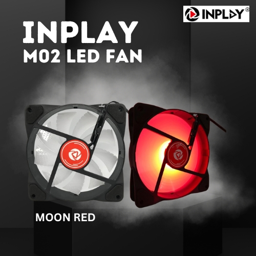 INPLAY M02 CPU FAN LED MOON RED (2539) | Shopee Philippines