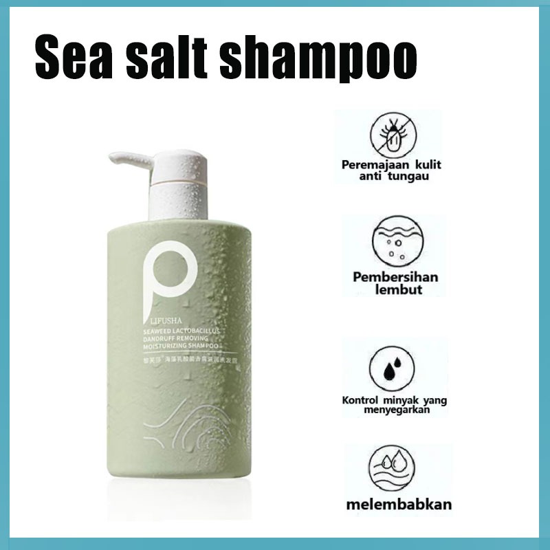 Sea Salt Anti-Dandruff Shampoo Deep cleaning, get rid of dandruff, anti ...
