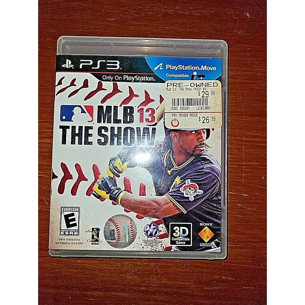 PS3 GAME MLB 13: The Show Complete USED | Shopee Philippines