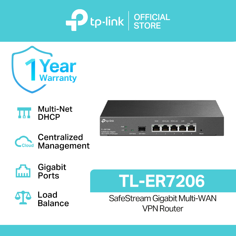 TP-Link | ER7206 | TL-ER7206 | Omada | Gigabit | VPN | Router | Shopee ...