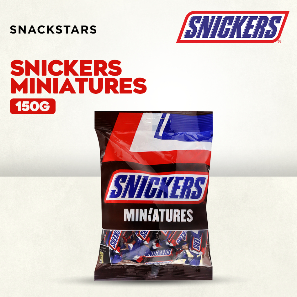 Nutrafinity Snickers Miniatures (24x150g) (Near Expiry: October 27 ...