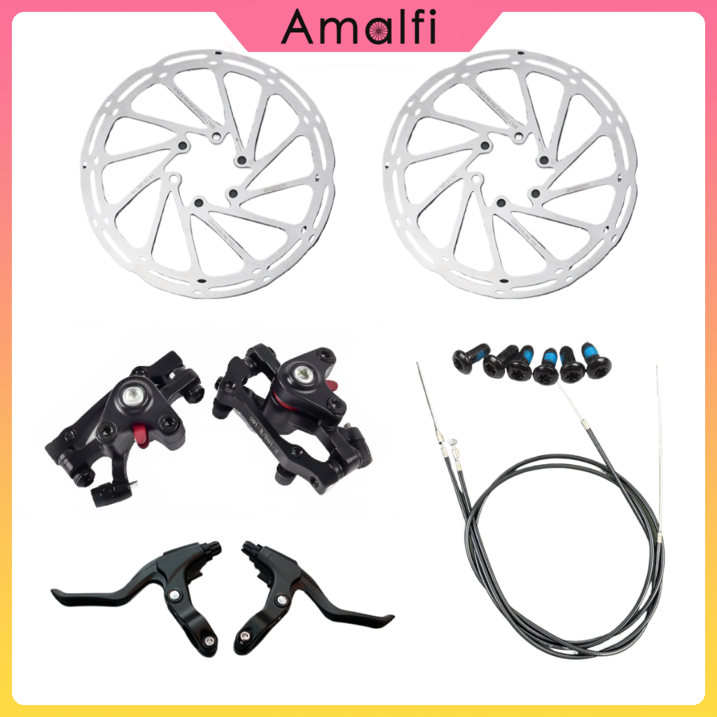Original Mechanical Caliper Aluminum Alloy 160mm Disc Rotor Brake ...