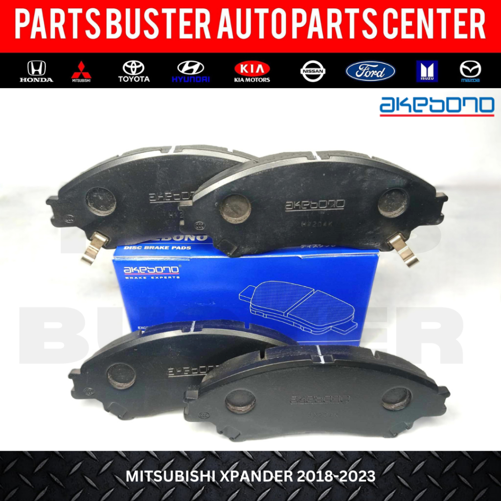Akebono Brake Pad Front for Mitsubishi XPANDER 2018-2021 (AN-809WK ...
