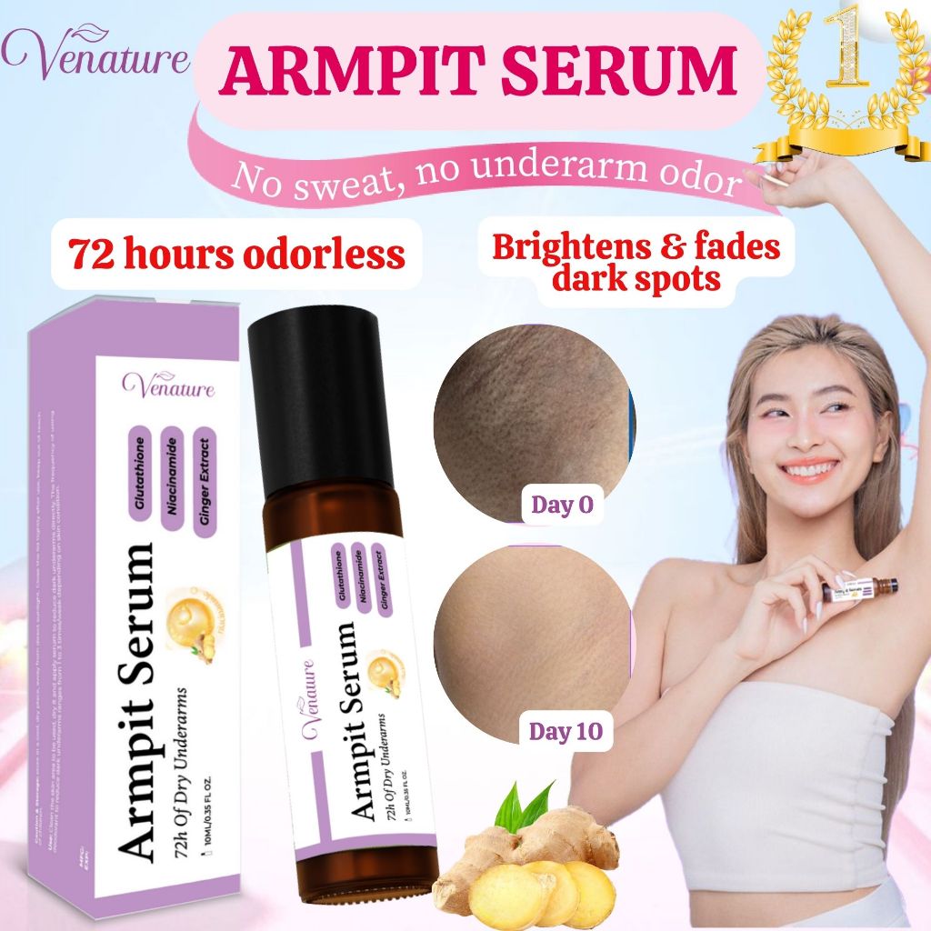 Venature Armpit Serum Whiten Reduce Dark Armpits Dry For 72H Not ...