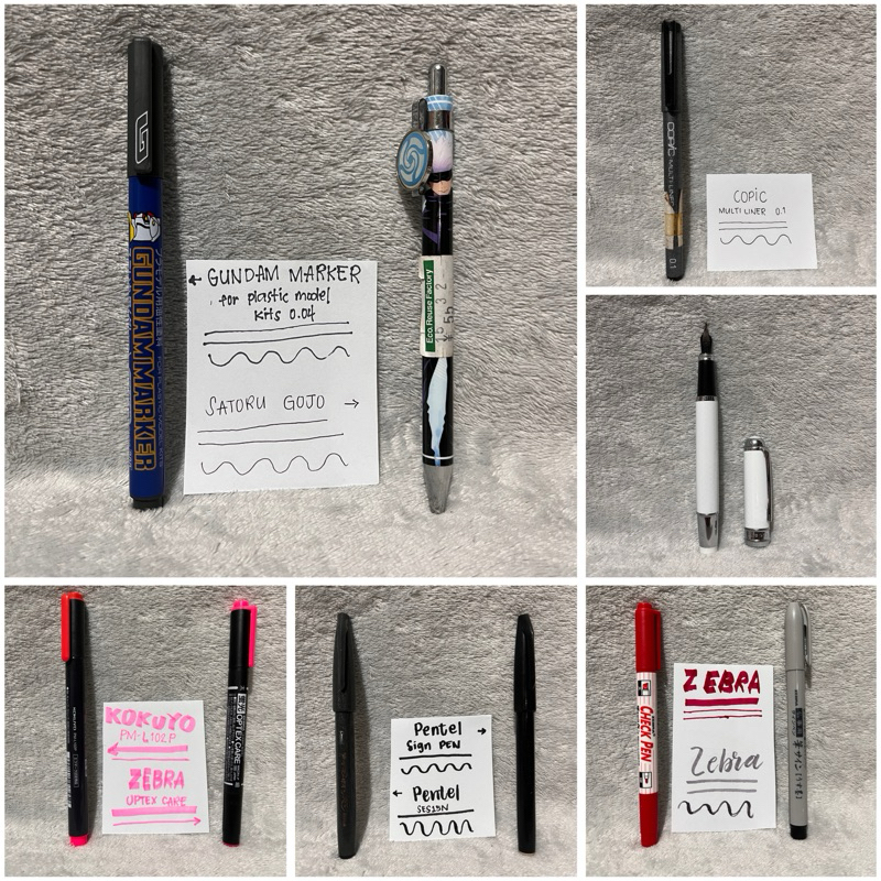 Random Pens, Sign Pens, Brush pens and Highlighters | Shopee Philippines