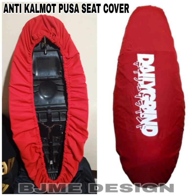 ANTI PUSA ( DAILYGRIND JAPAN RED BIG LOGO ) SEAT COVER WATER PROOF 2 ...