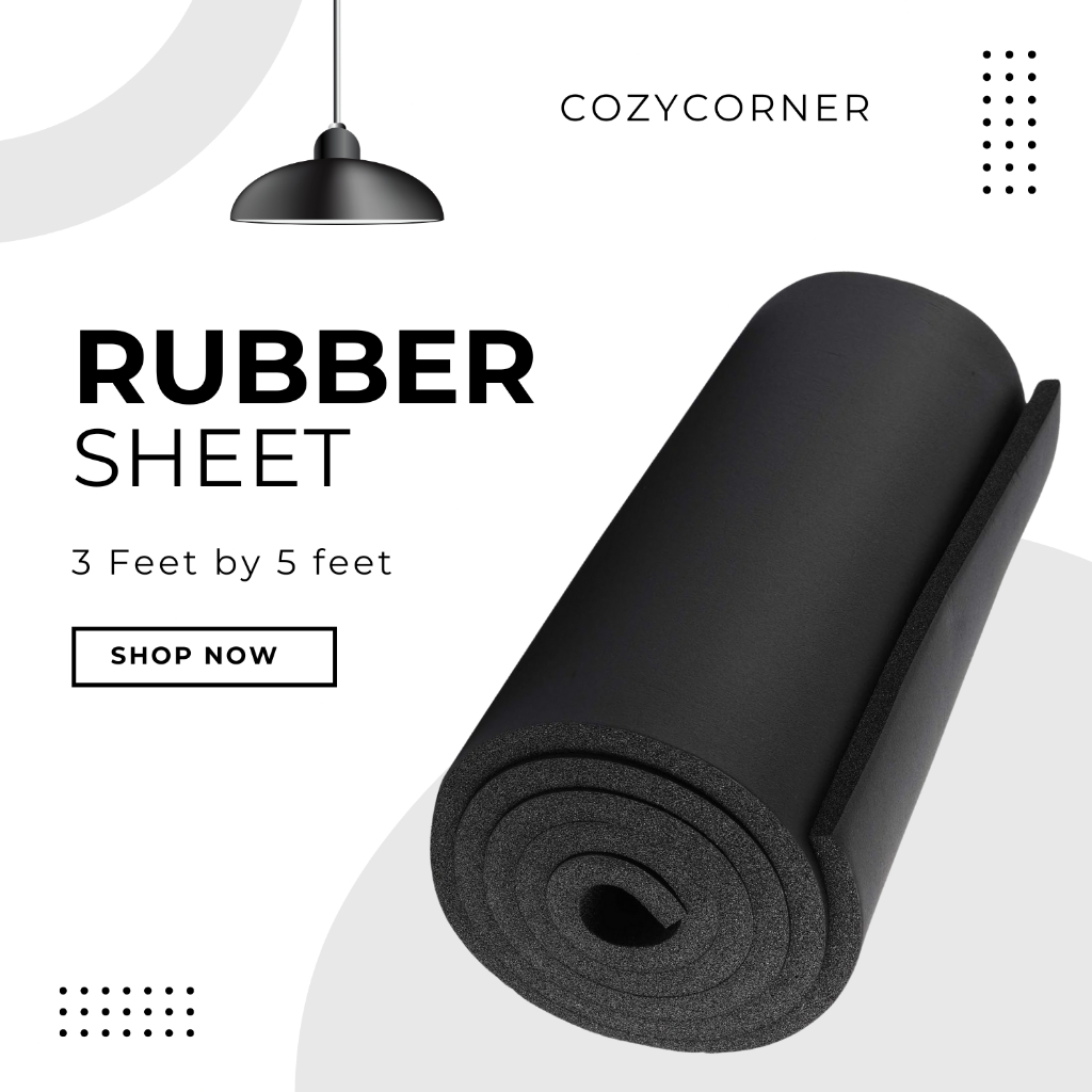 Cozycorner Customizable EVA Rubber Sheet - 3x5 Feet Rubber Floor Mat ...