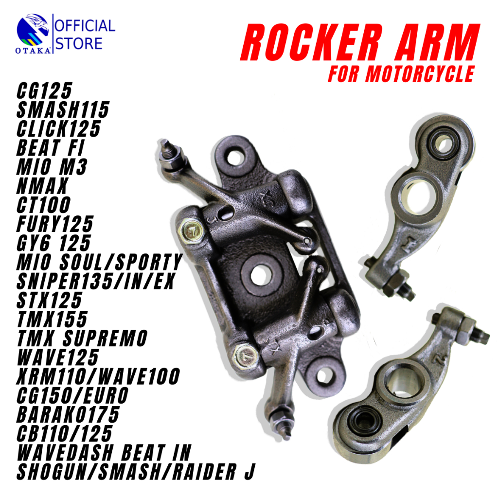 OTAKA MOTORCYCLE ROCKER ARM FOR TMX / MIO / CT100 / FURY / GY6 / CT100 ...
