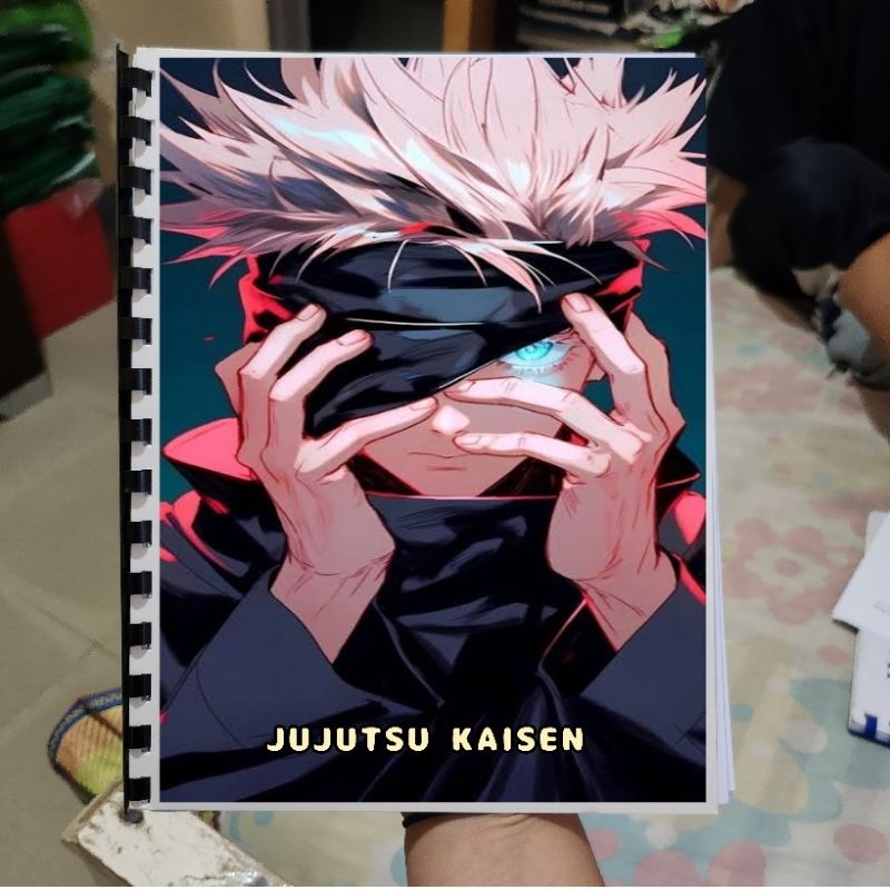 Jujutsu Kaisen Gojo Anime Sketchbook/notebook | Shopee Philippines
