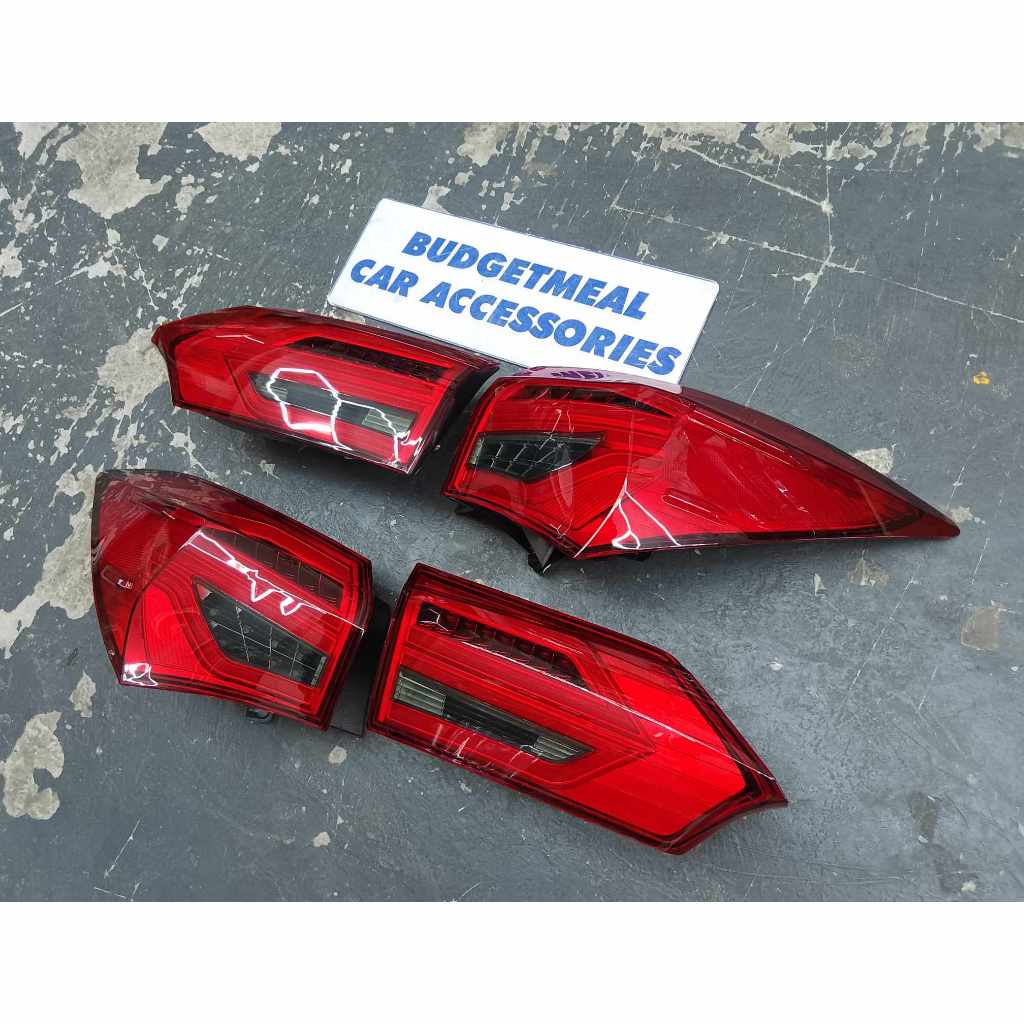 VLAND LED Tail Light Tail Lamp Assembly Red for Toyota Altis | Shopee ...