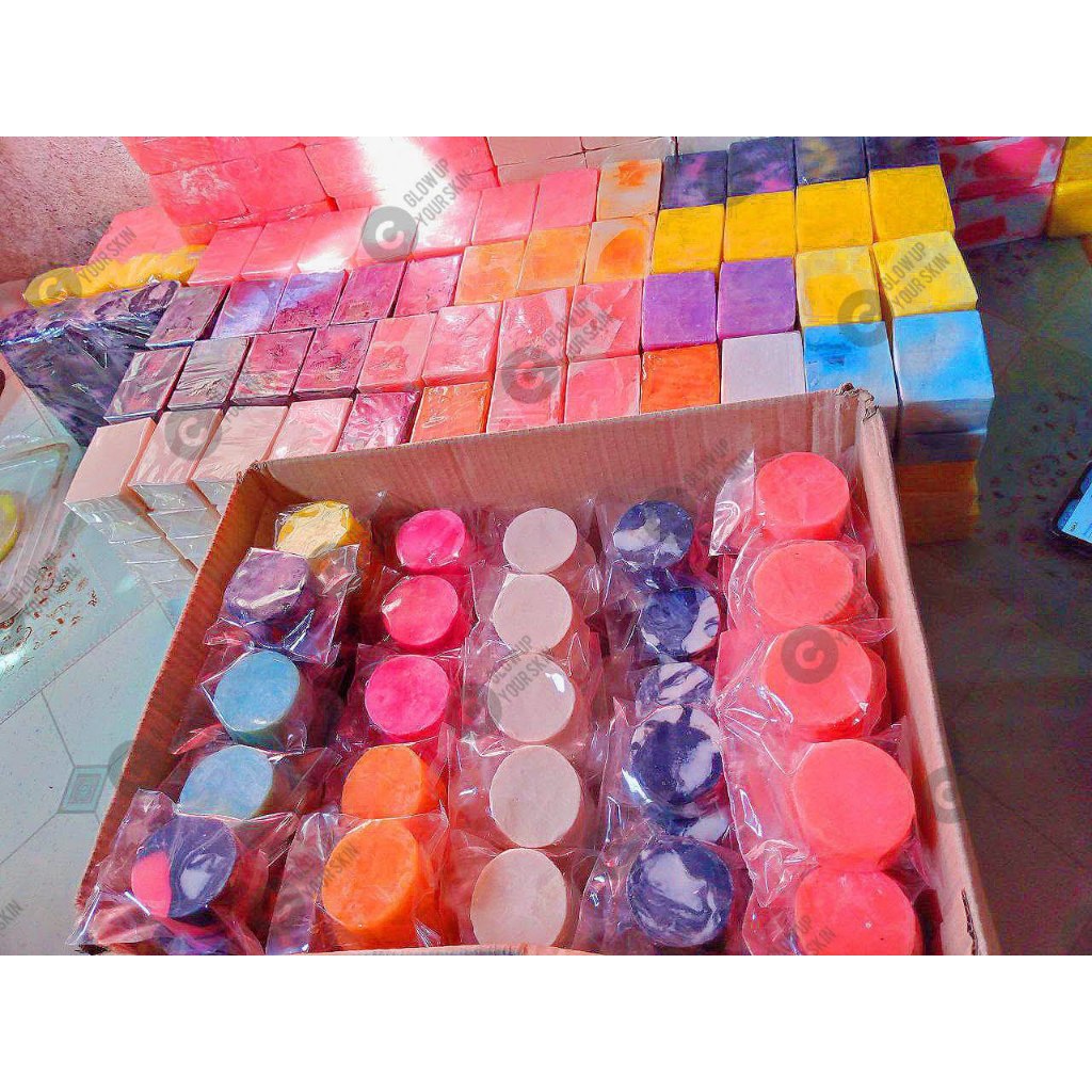 100pcs Pang Negosyo Package Assorted Whitening Soaps | Shopee Philippines