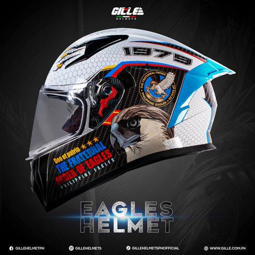Gille Helmet 135 GTS V1 EAGLES Motorcycle Helmets Full Face Dual Visor ...