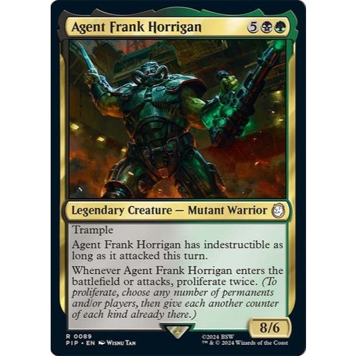 Agent Frank Horrigan - Fallout Commander | Shopee Philippines