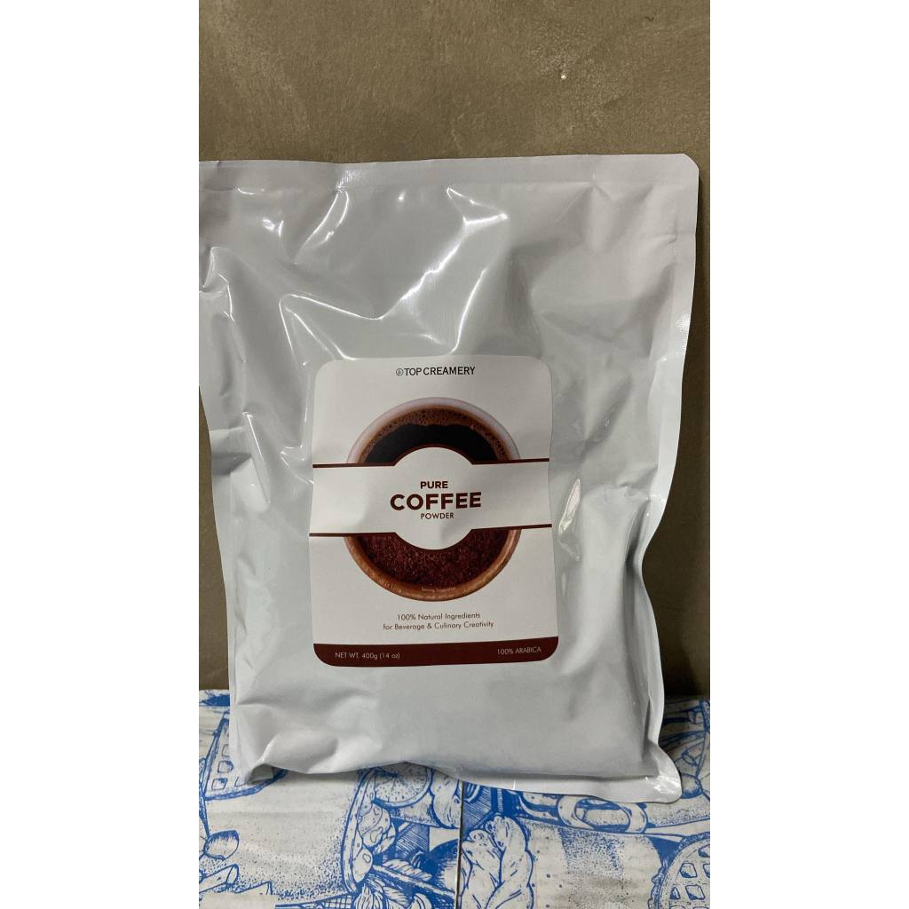 Pure Coffee Powder Instant 400g - Top Creamery 100% Arabica | Shopee ...