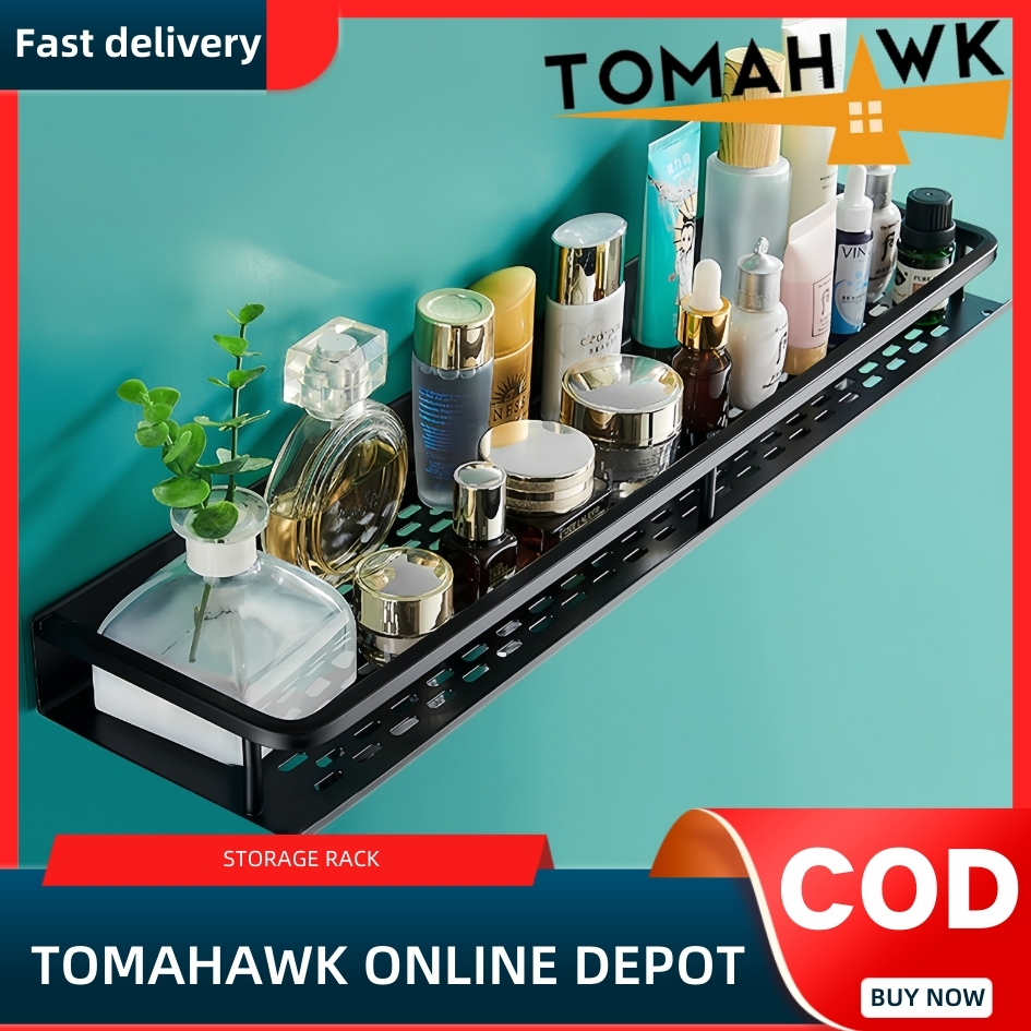 TOMAHAWK SHELF CORNER ORGANIZER SPACE WALL MOUNTED RACK KITCHEN SHELF ...