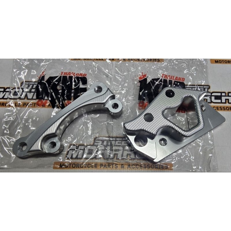 KING DRAG CNC CALIPER BRACKET STOCK DISC ONLY 4 POT FRONT / 2 POT REAR ...