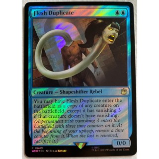 MTG Proxy Card - Flesh Duplicate (Surge Foil) | Doctor Who (WHO ...