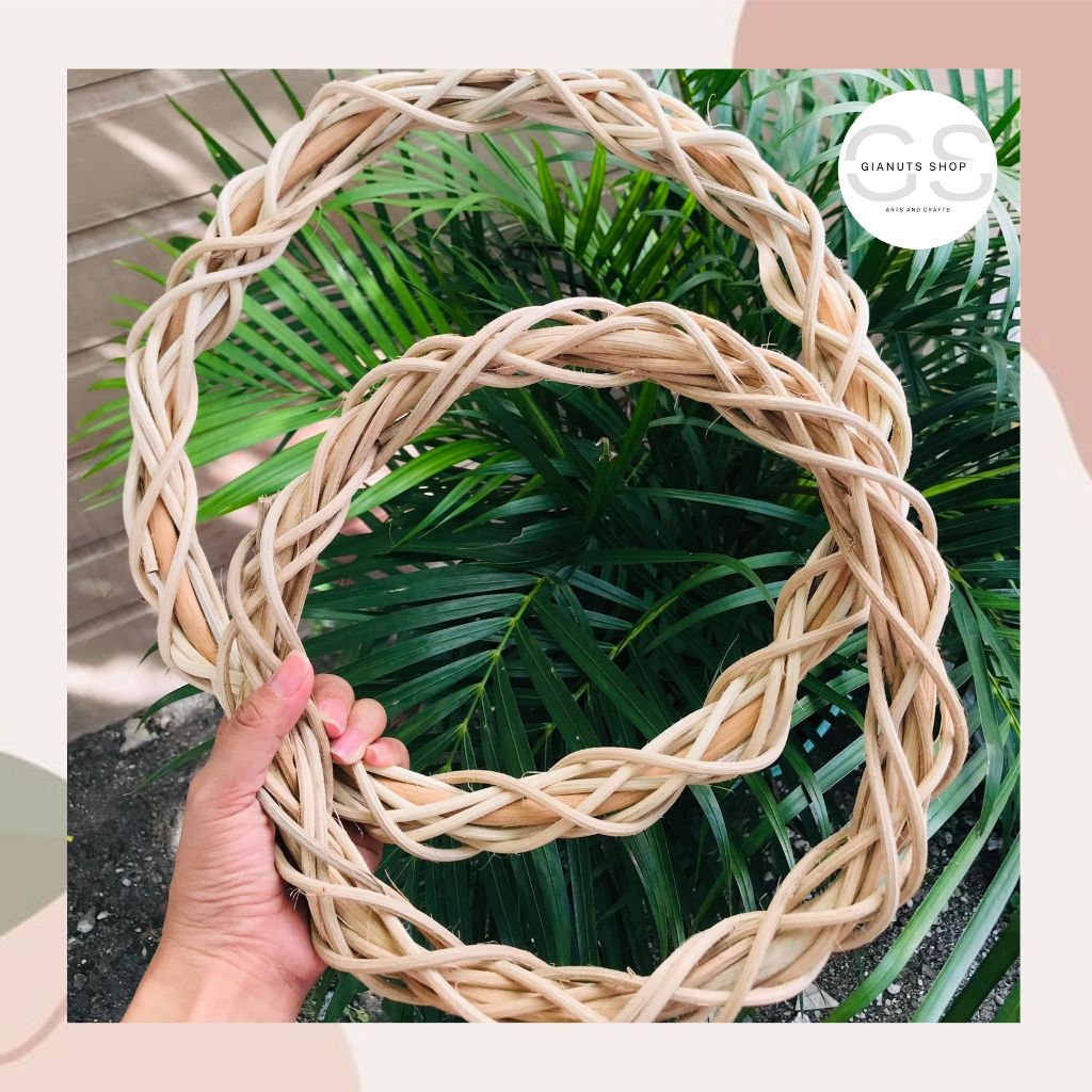 Rattan Wreath Ring Christmas Wreath Ring Vine Wreath Base Large ...