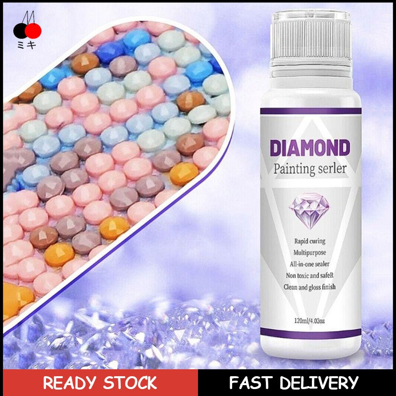 120ml/240ml 5D Diamonds Paintings Sealer Glue Diamond Painting Sealer Permanent Hold Shine ...