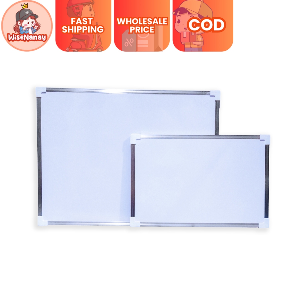 WiseNanay Whiteboard - Aluminum Frame Magnetic Double-Sided Whiteboard ...