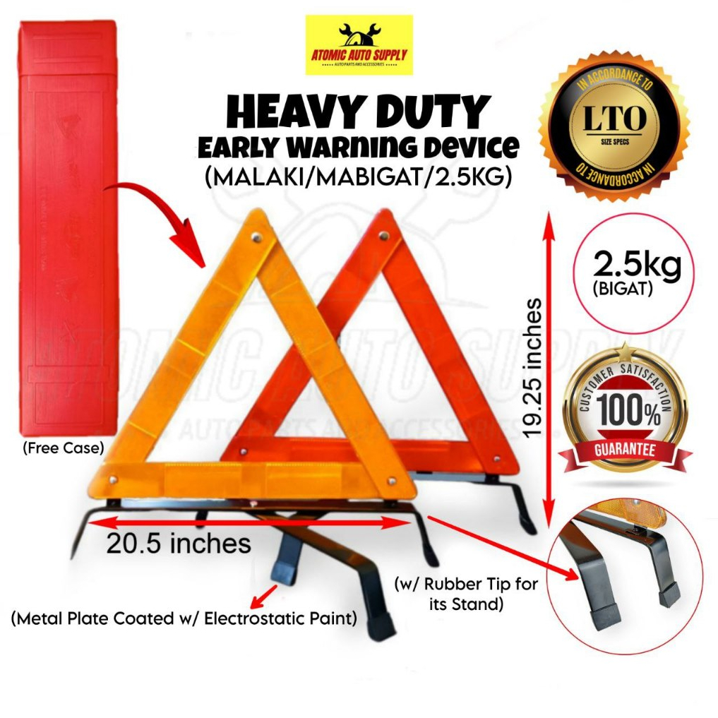 HEAVY DUTY EARLY WARNING DEVICE LTO APPROVED WITH PLASTIC CASE TRUCK ...