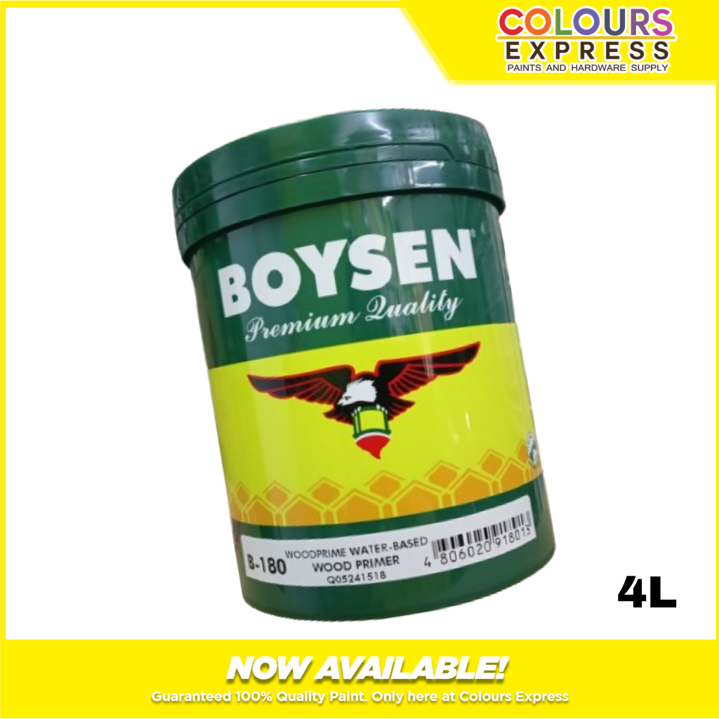 Boysen Wood Pirmer B-180 waterbased 4L and 1L | Shopee Philippines