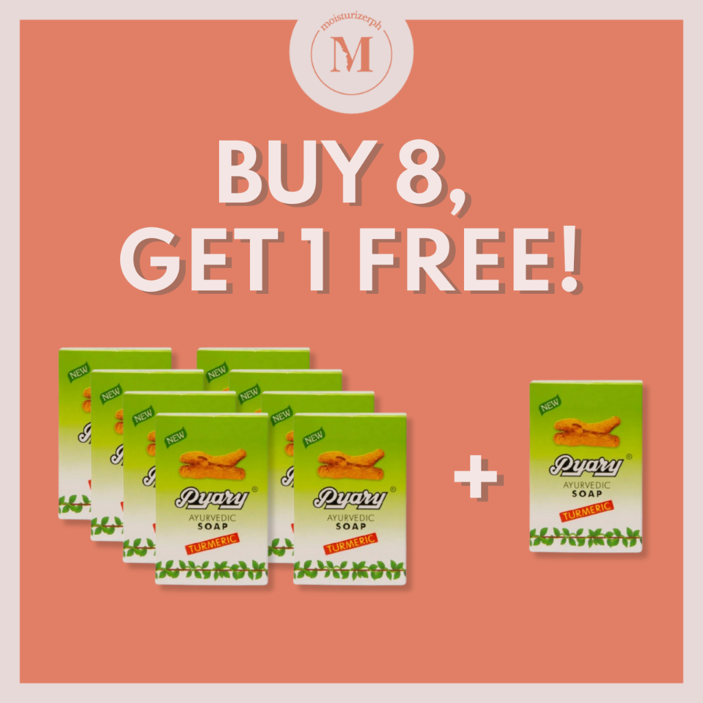 [8PCS + 1 FREE] 101% ORIGINAL PYARY TURMERIC SOAP 75G ANTI-ACNE ANTI ...