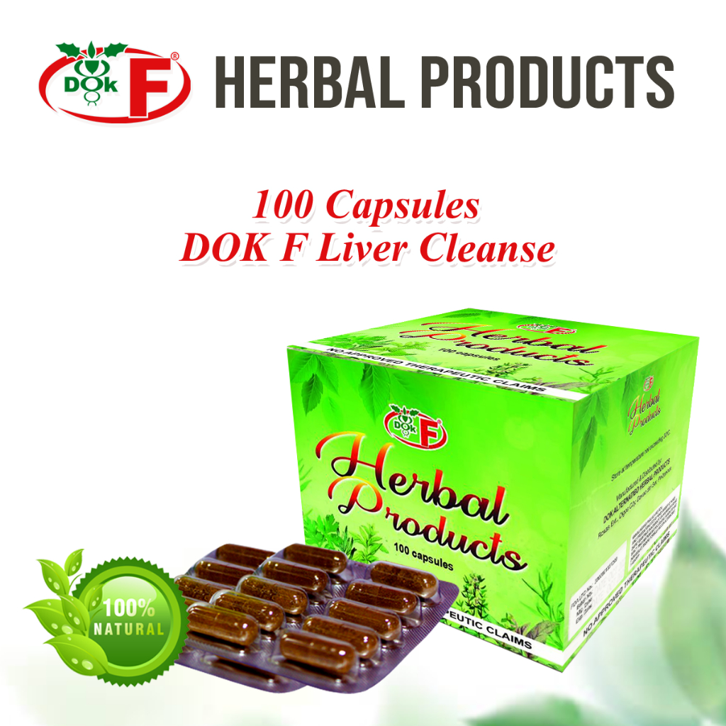 Dok F Liver Cleanse with Fulvic Minerals (100capsules) | Shopee Philippines