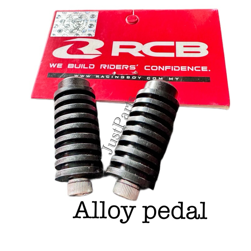 Rcb Alloy Pedal with Rubber 2pcs | Shopee Philippines