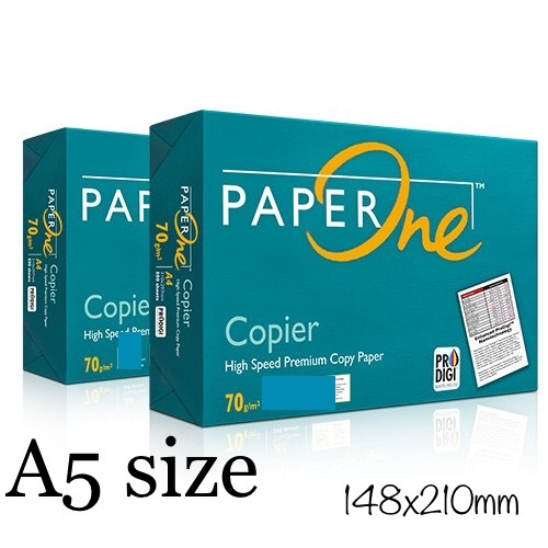 PAPER ONE Premium copier Bond Paper 70gsm(A5 size 148x210mm)sold per ...